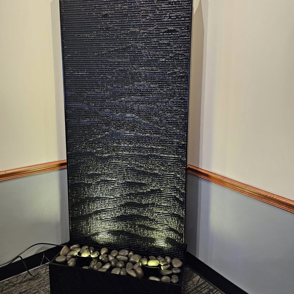 Indoor Water Feature Installation in Fraser Michigan